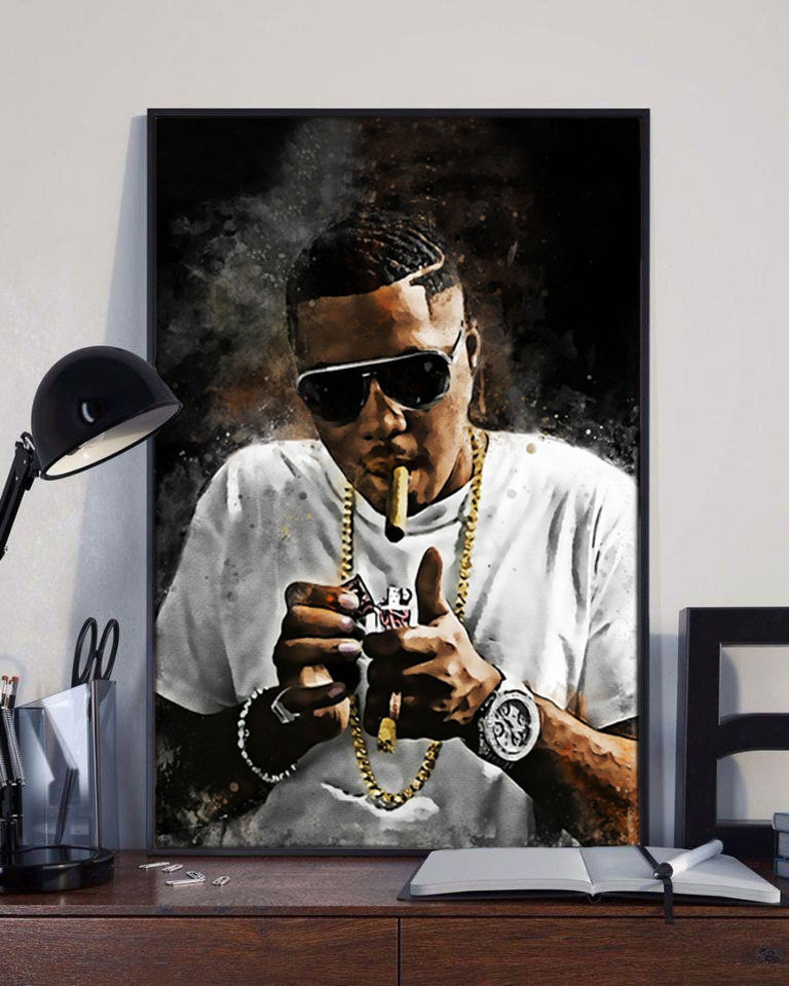 Nas Posters Nas rapper Nas gift Nas art print Nas print | Etsy