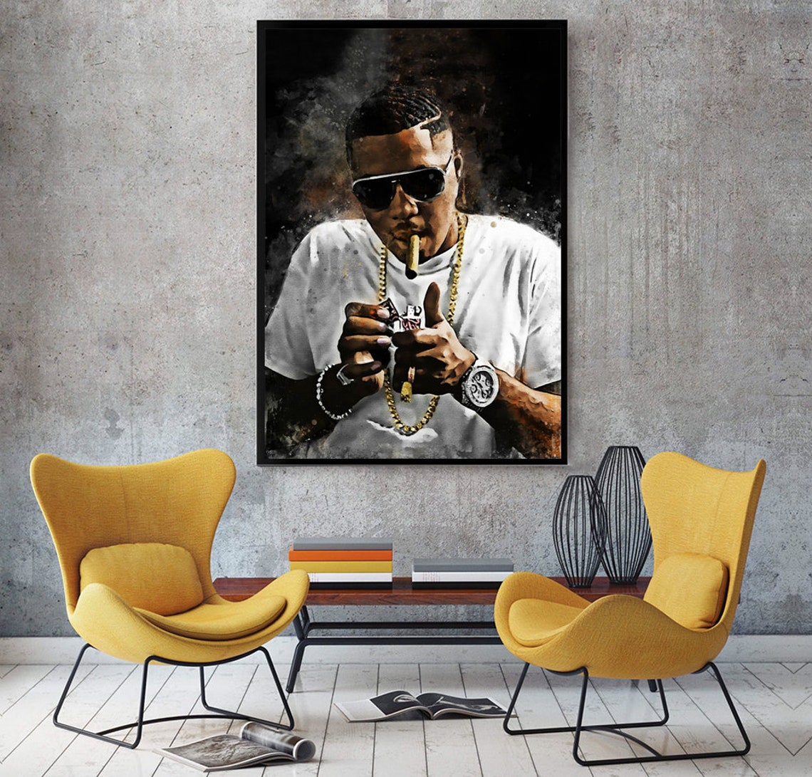 Nas Posters Nas rapper Nas gift Nas art print Nas print | Etsy