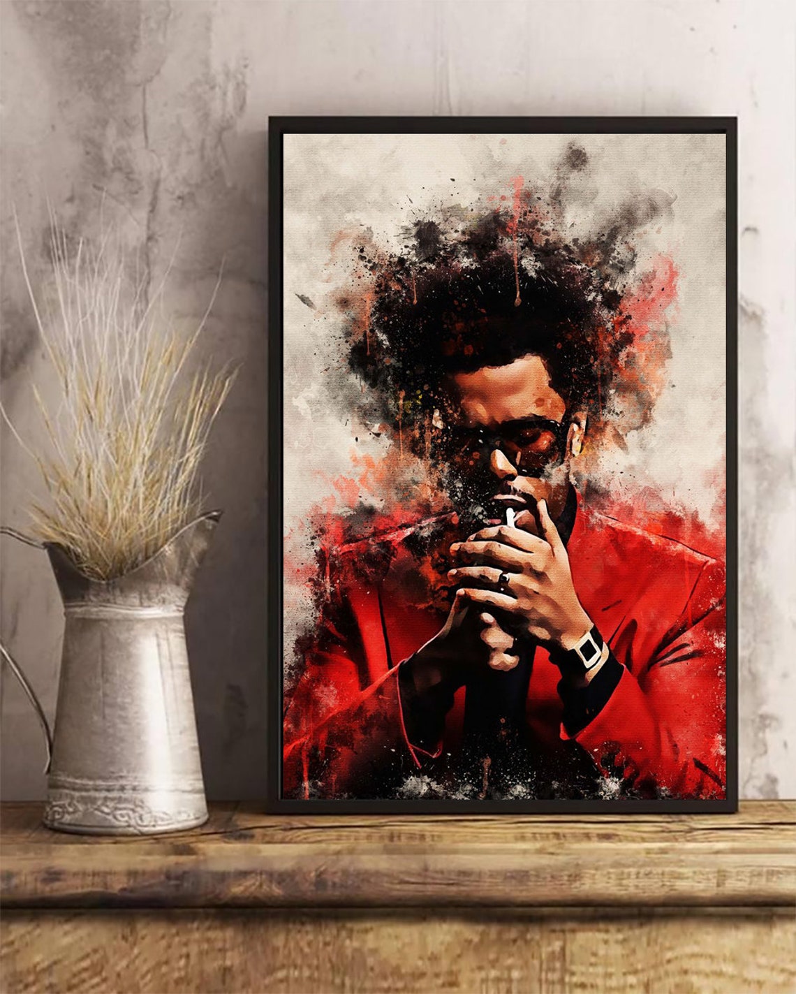 The Weeknd Posters The Weeknd art print The Weeknd canvas | Etsy