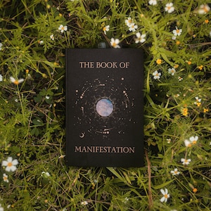Book of Manifestation, Manifesting Journal, Black Hardcover Gratitude ...
