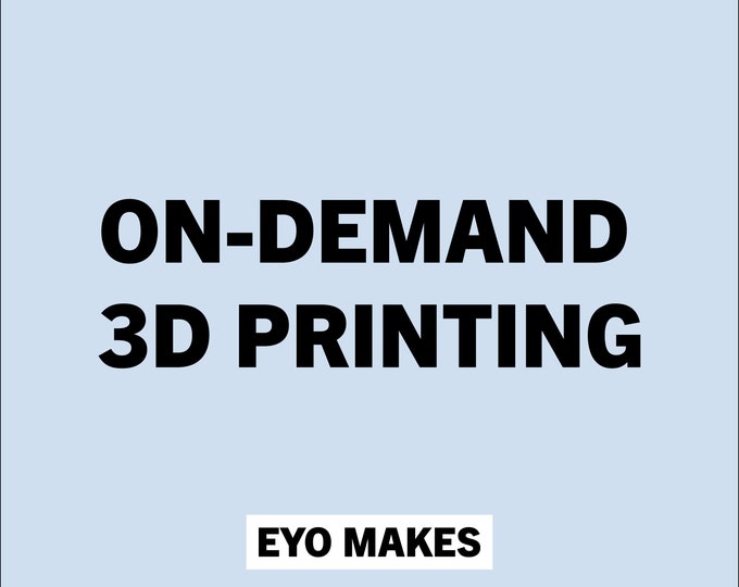3D Printing On-demand - Etsy