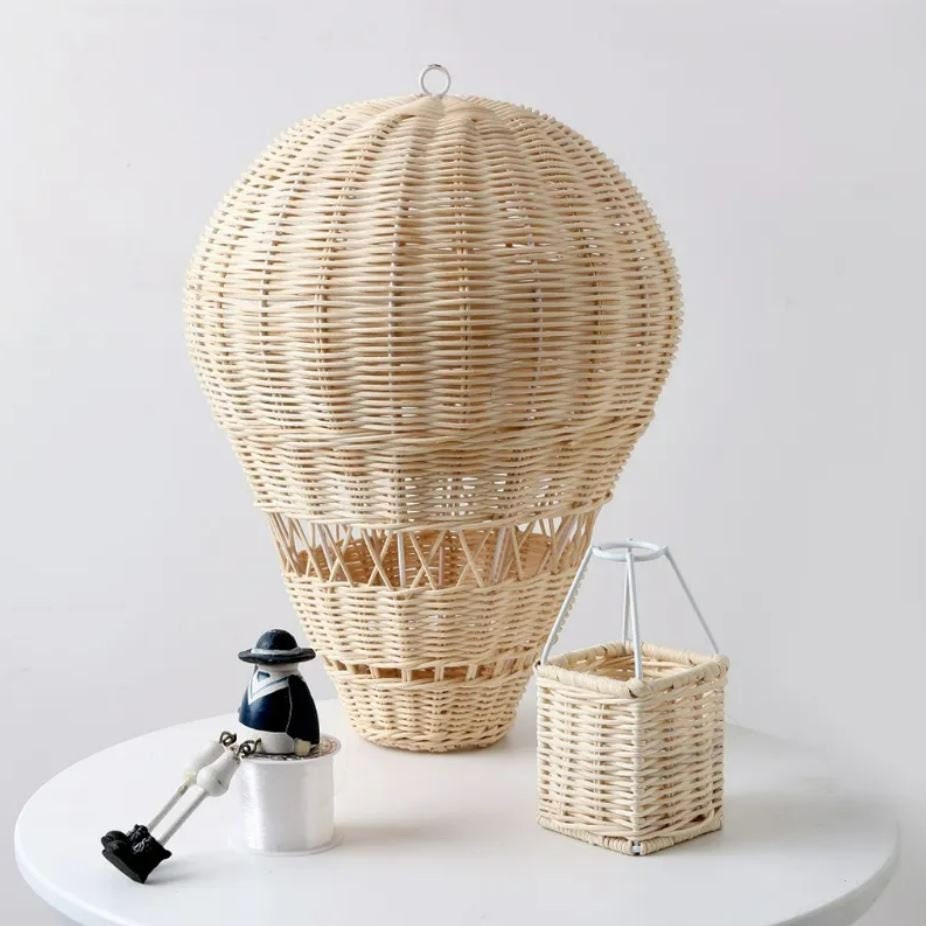 Rattan Air Balloon Kids Decor Hot Baby Room Decoration Aerostatic ...