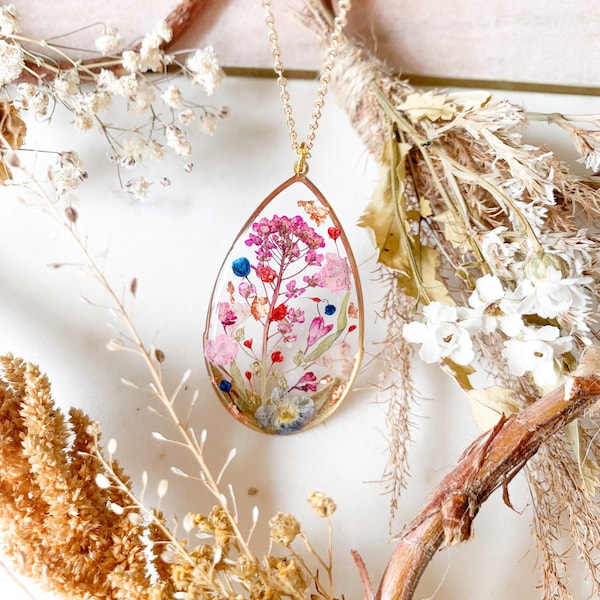 Pressed Flower Jewelry - Etsy