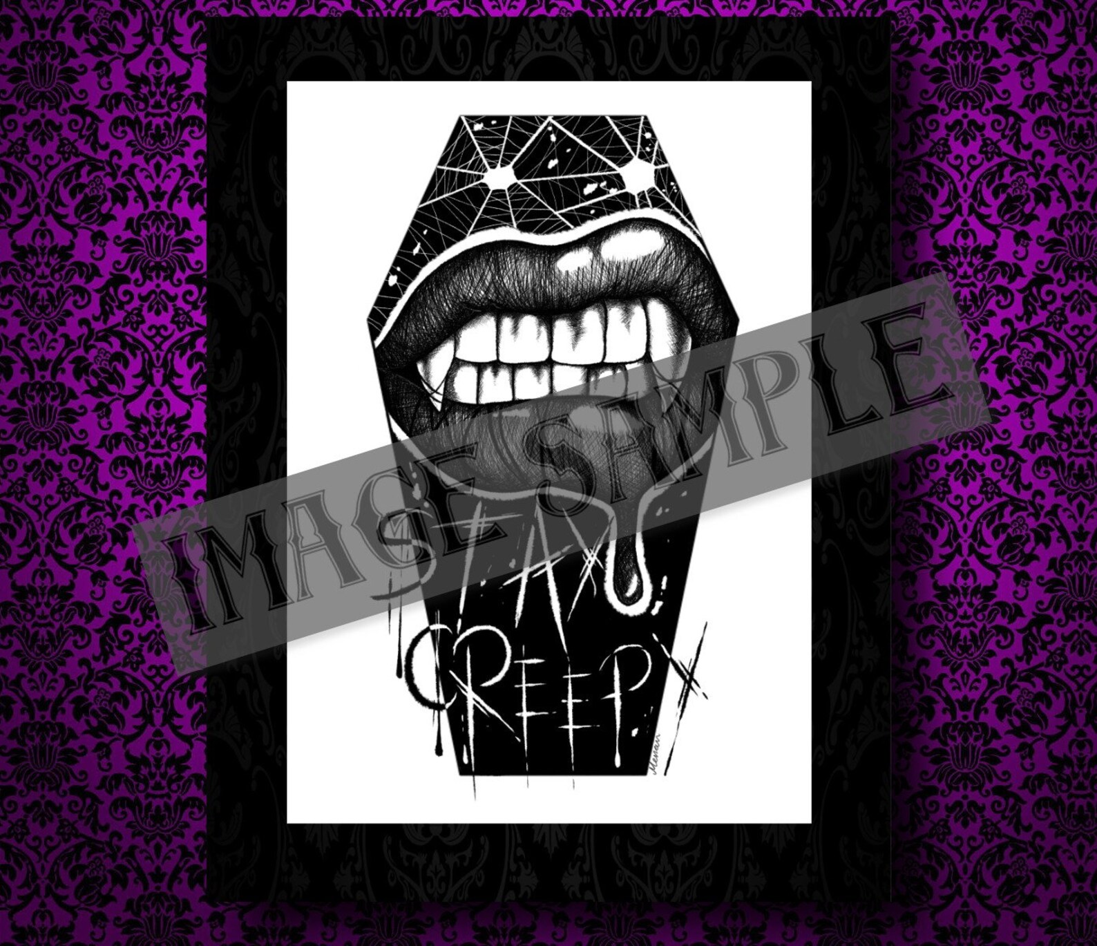 Stay Creepy Poster Digital Download - Etsy