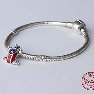 Puerto Rico Flag Coqui Frog 925 Sterling Silver Charm Pendant Bead Gift ...