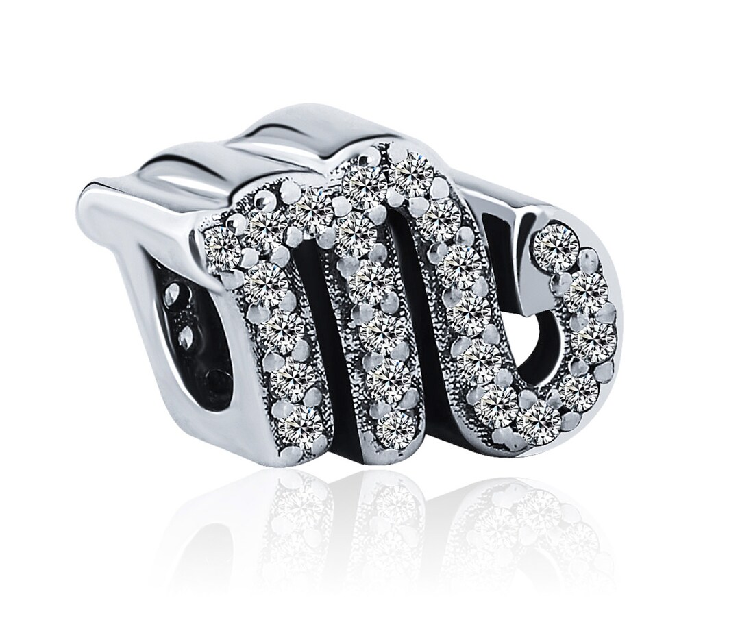 Scorpio Charm, Zodiac Constellation Signs, Sterling Silver Bead, Fits ...