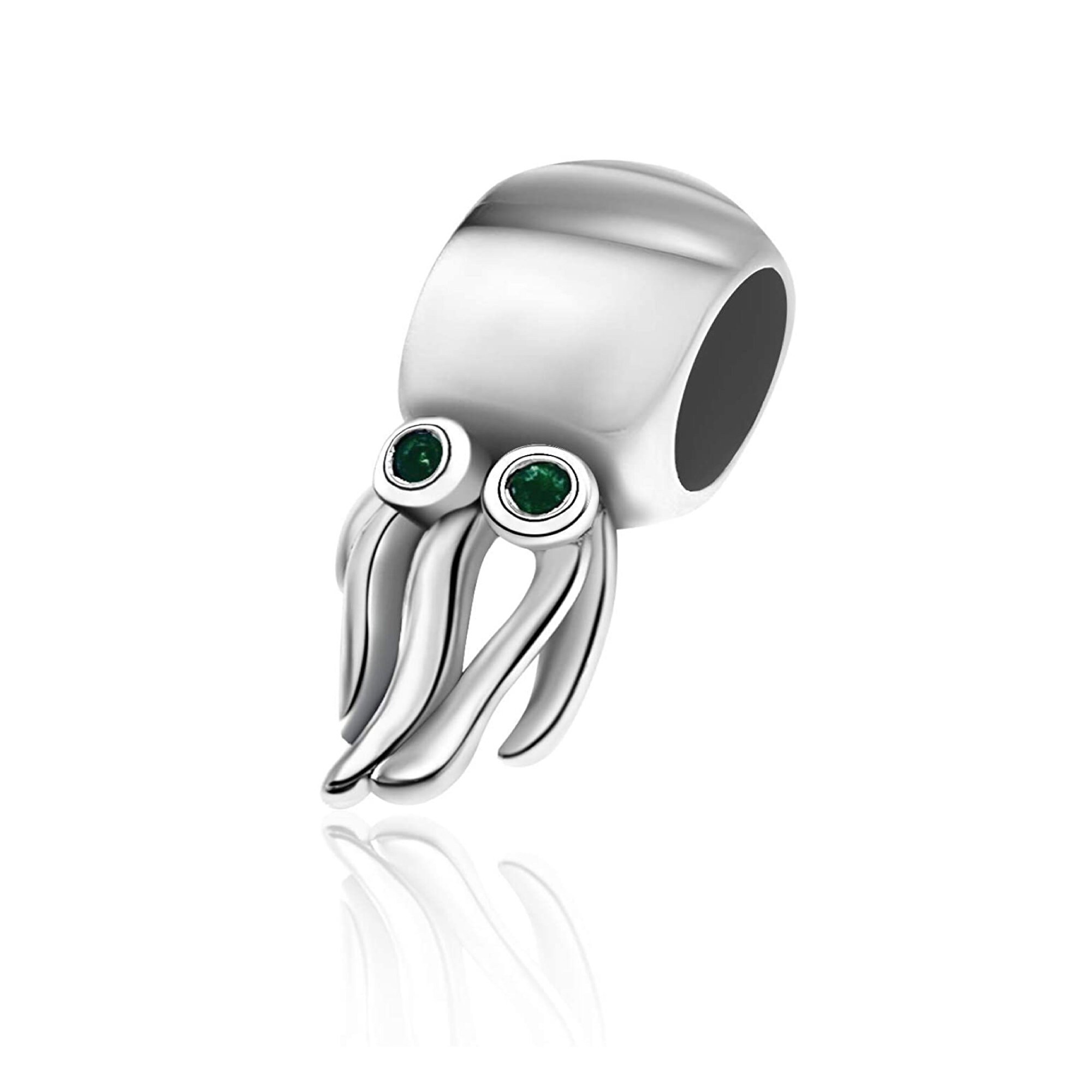 Emerald Crystal Eye Octopus 925 Sterling Silver Gift Pendant - Etsy