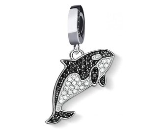 Orca Pandora Charm - Etsy