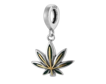 Hemp Leaf Charm - Etsy