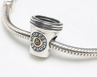Pandora Coffee Charm - Etsy