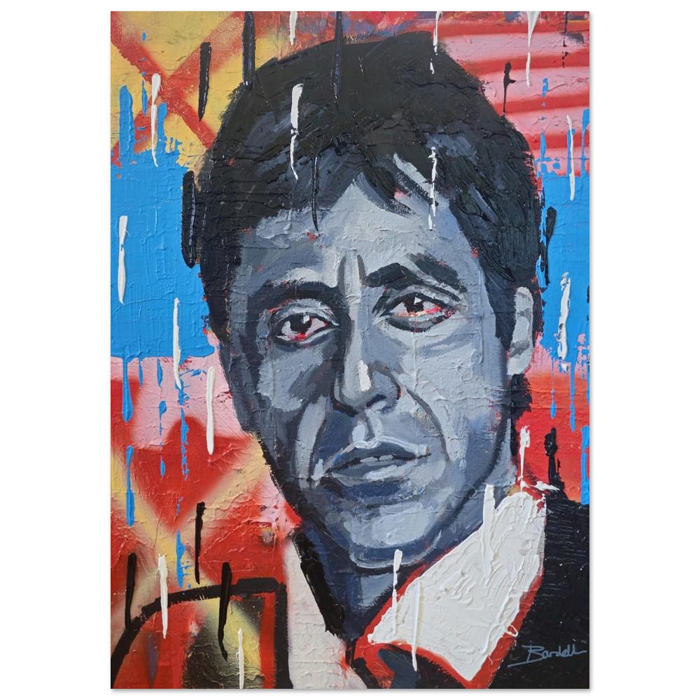 Scarface Poster, Tony Montana Canvas, Al Pacino Wall Art, the World is ...