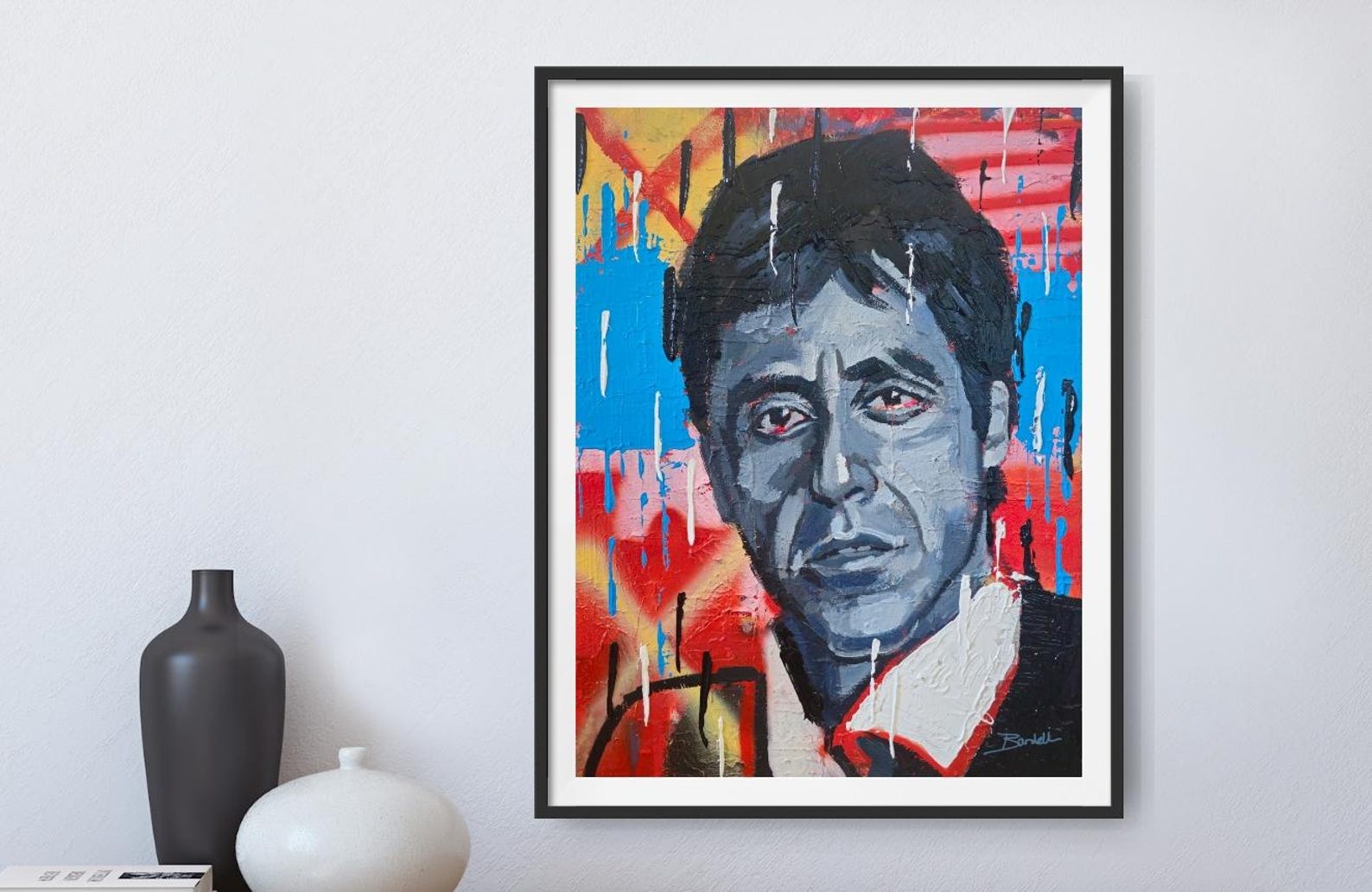 Scarface Poster, Tony Montana Canvas, Al Pacino Wall Art, the World is ...
