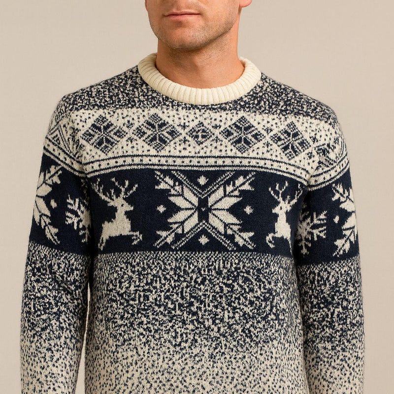 Ombre Mens Wool Sweater - Etsy