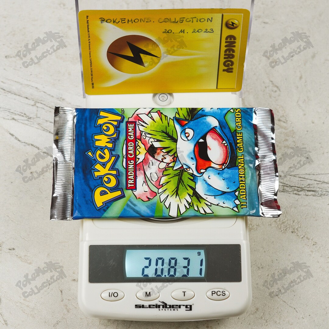 Venusaur Artwork Pokemon Base Set Booster Pack Tcg 4th Print - Etsy