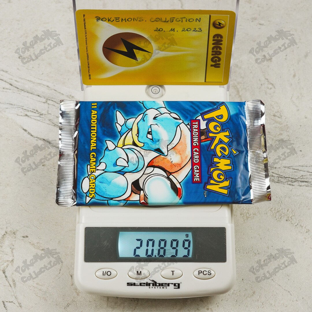 Blastoise Artwork Pokemon Base Set Booster Pack Tcg 4th Print - Etsy