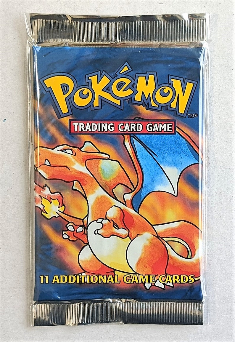 1x Rare Pokemon Base Set Booster Pack TCG 4th Print UK ENGLISH Etsy