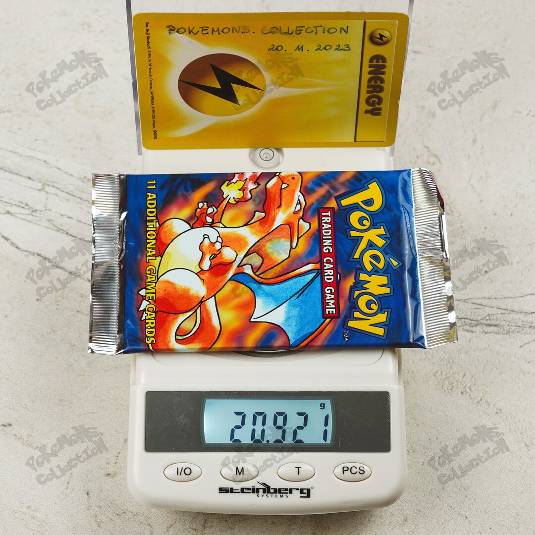 Charizard Artwork Pokemon Base Set Booster Pack Tcg 4th Print - Etsy