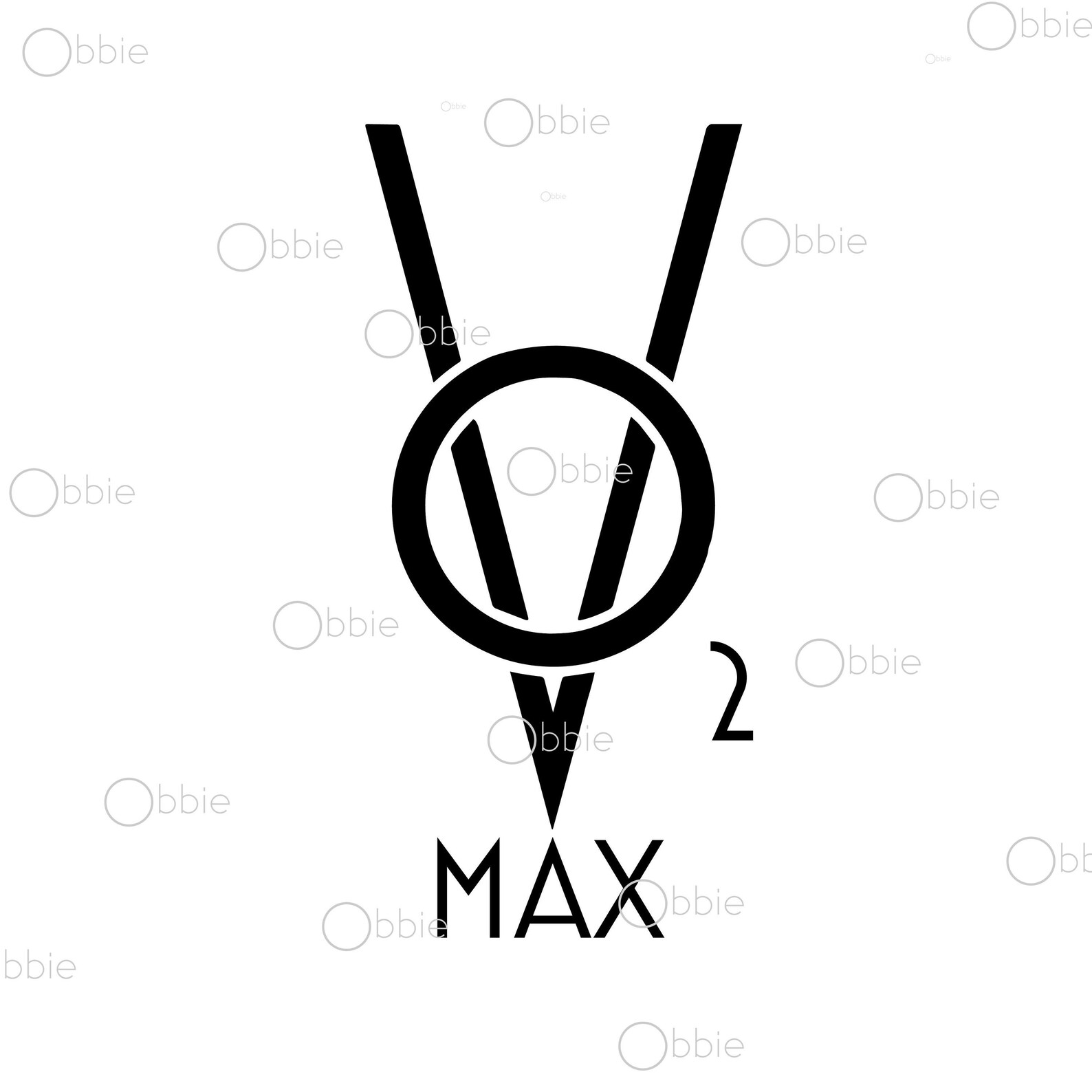 Buy VO2 MAX Logo 1 Color Vector, Digital File Online in India - Etsy