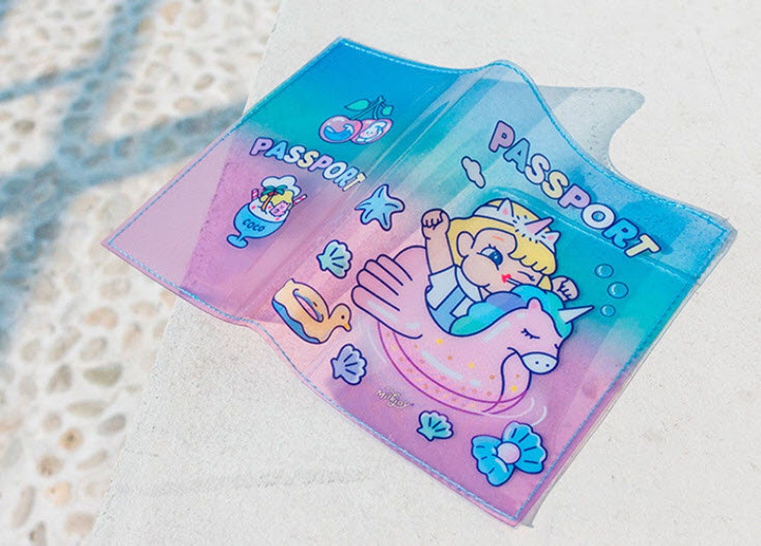 Cute and Kawaii Passport Case, Cute Travel Accessories, Unique Travel ...