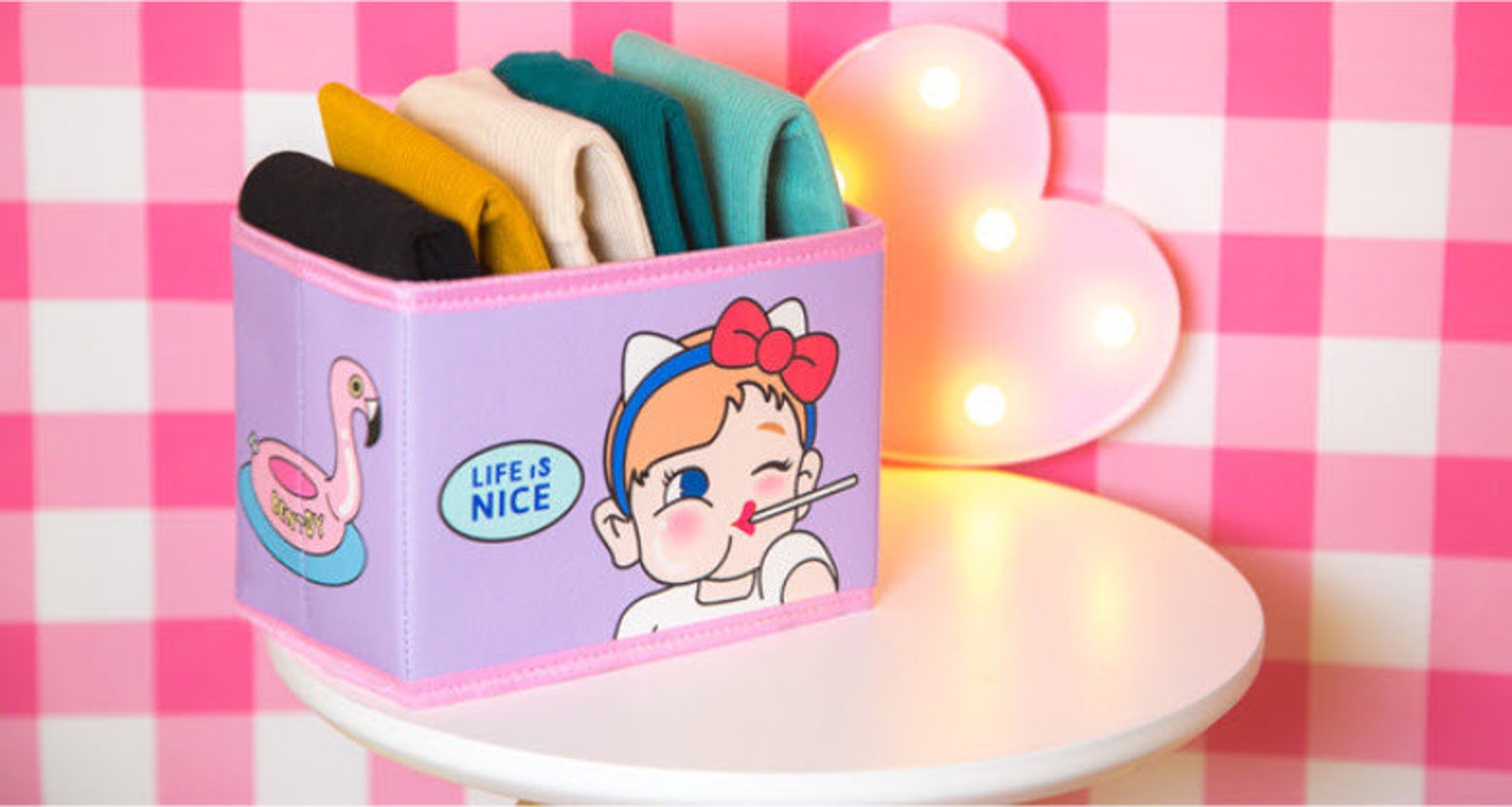 Cute and Kawaii Storage Box Containers Stationery Storage | Etsy