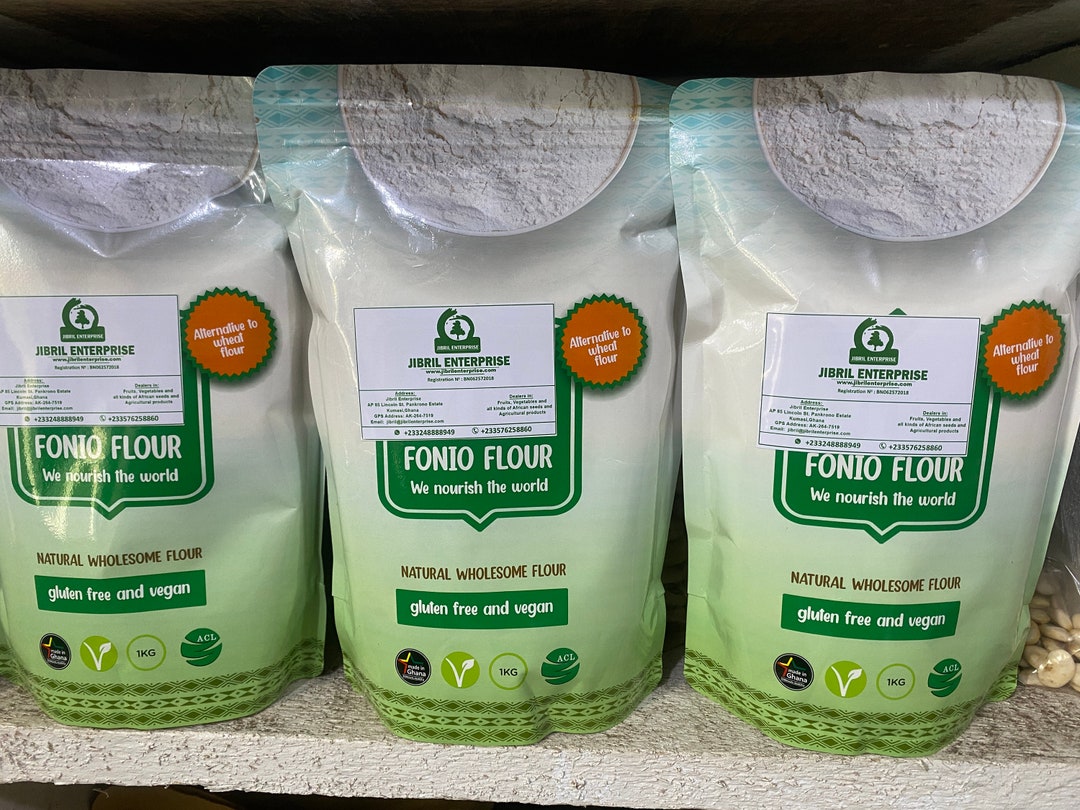 Fonio Flour/powder for Consumption, Gluten Free and Vegan, Good Taste ...