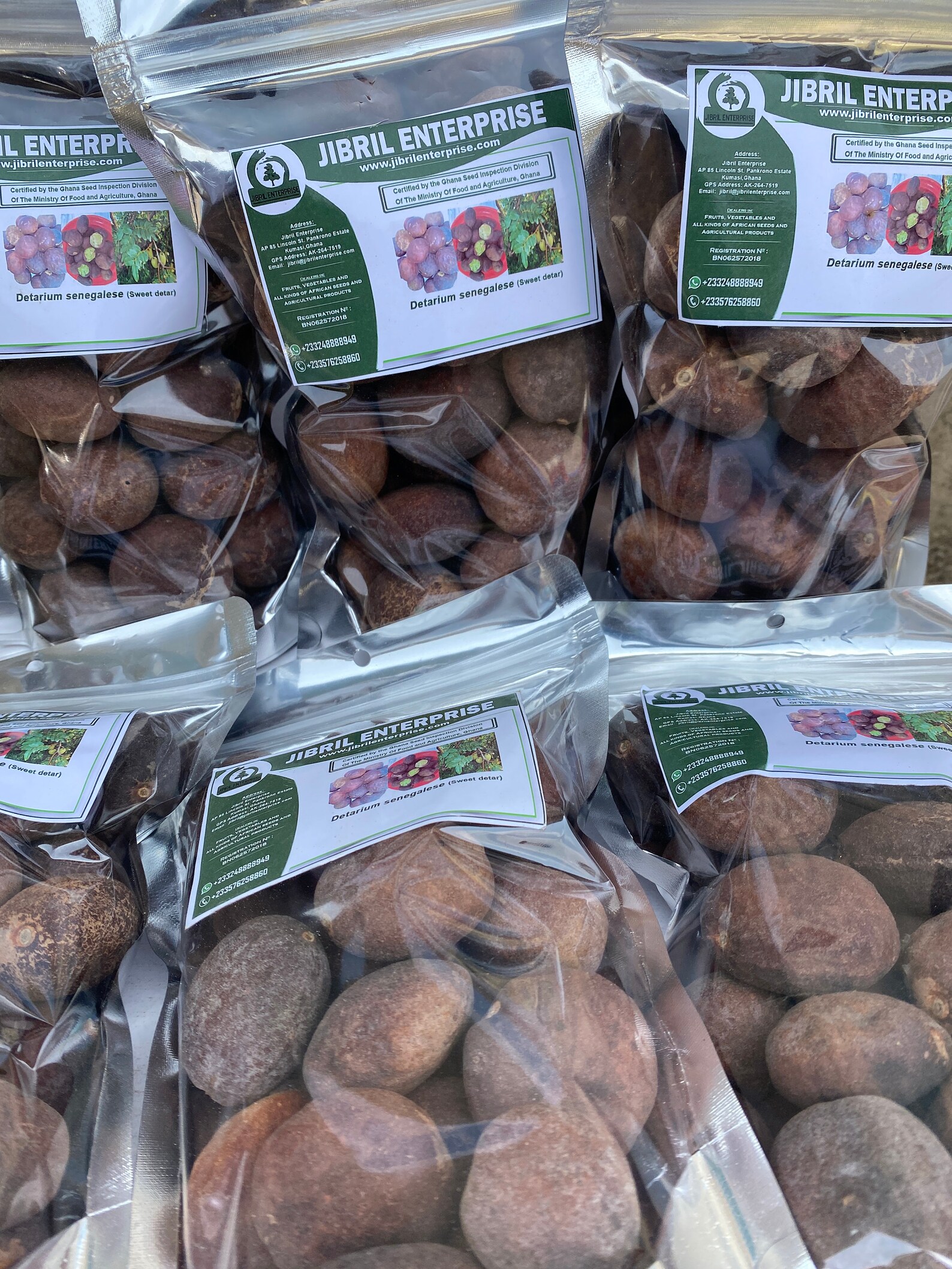 Fresh Dried Fruits of Detarium Senegalesesweet Detar 200g/5 - Etsy