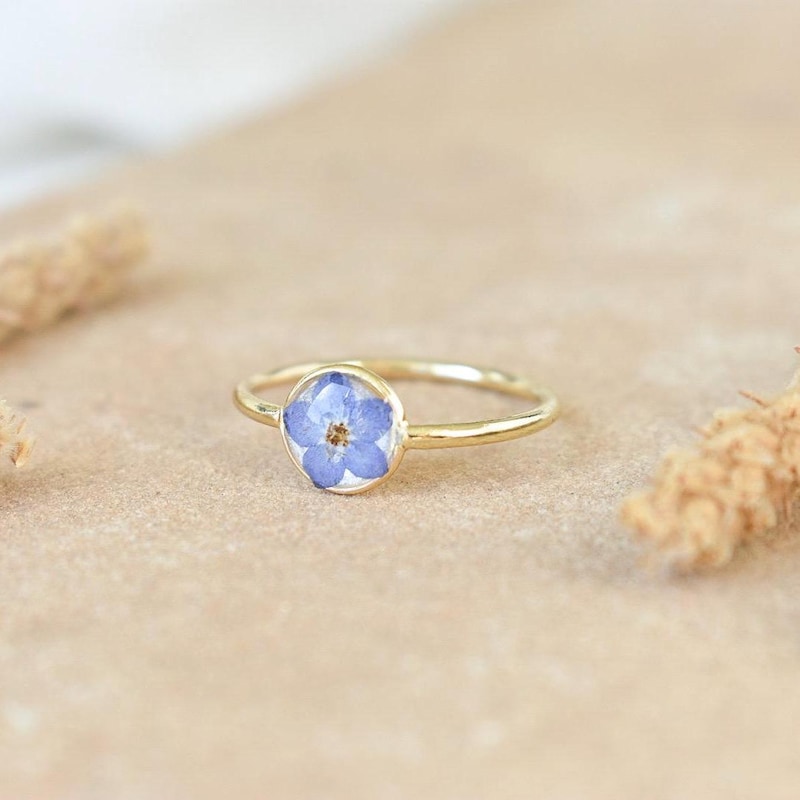 Forget Me Not Ring - Etsy