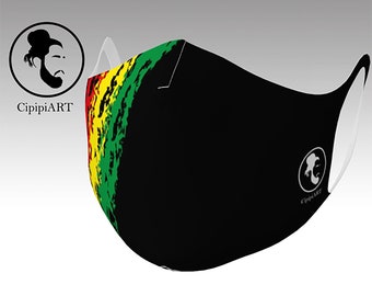 Reggae Face Mask - Etsy