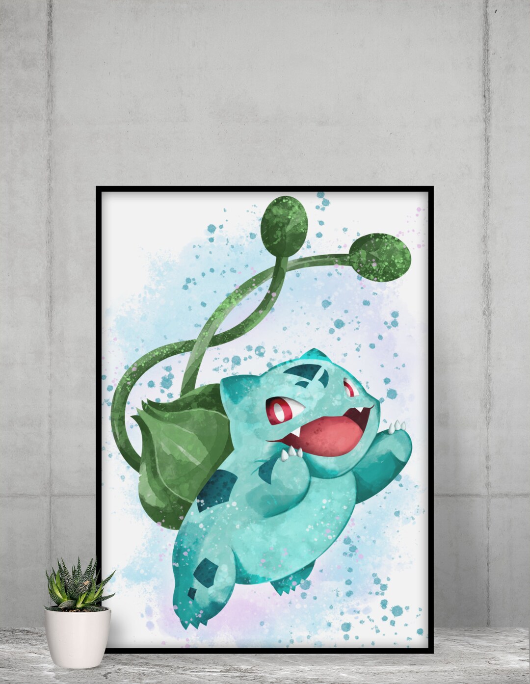 Bulbasaur Pokemon Digital Print Poster - Etsy