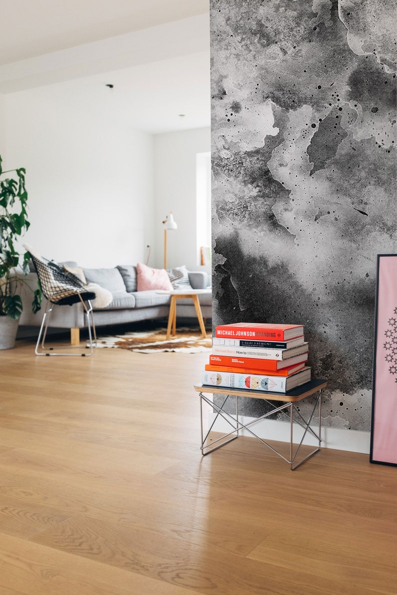 Watercolor Smoke Mural Wall Mural Wall Decor Self-adhesive Art ...