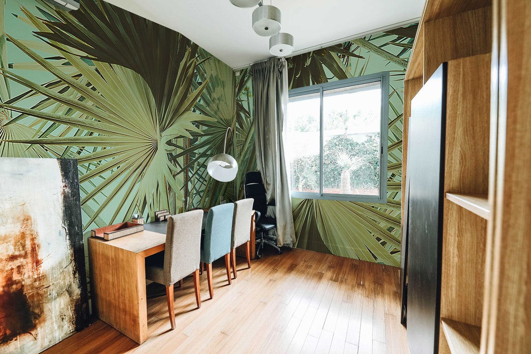 Buy Tropical Bush | Wall Mural | Wall Decor | Self-adhesive | Art ...