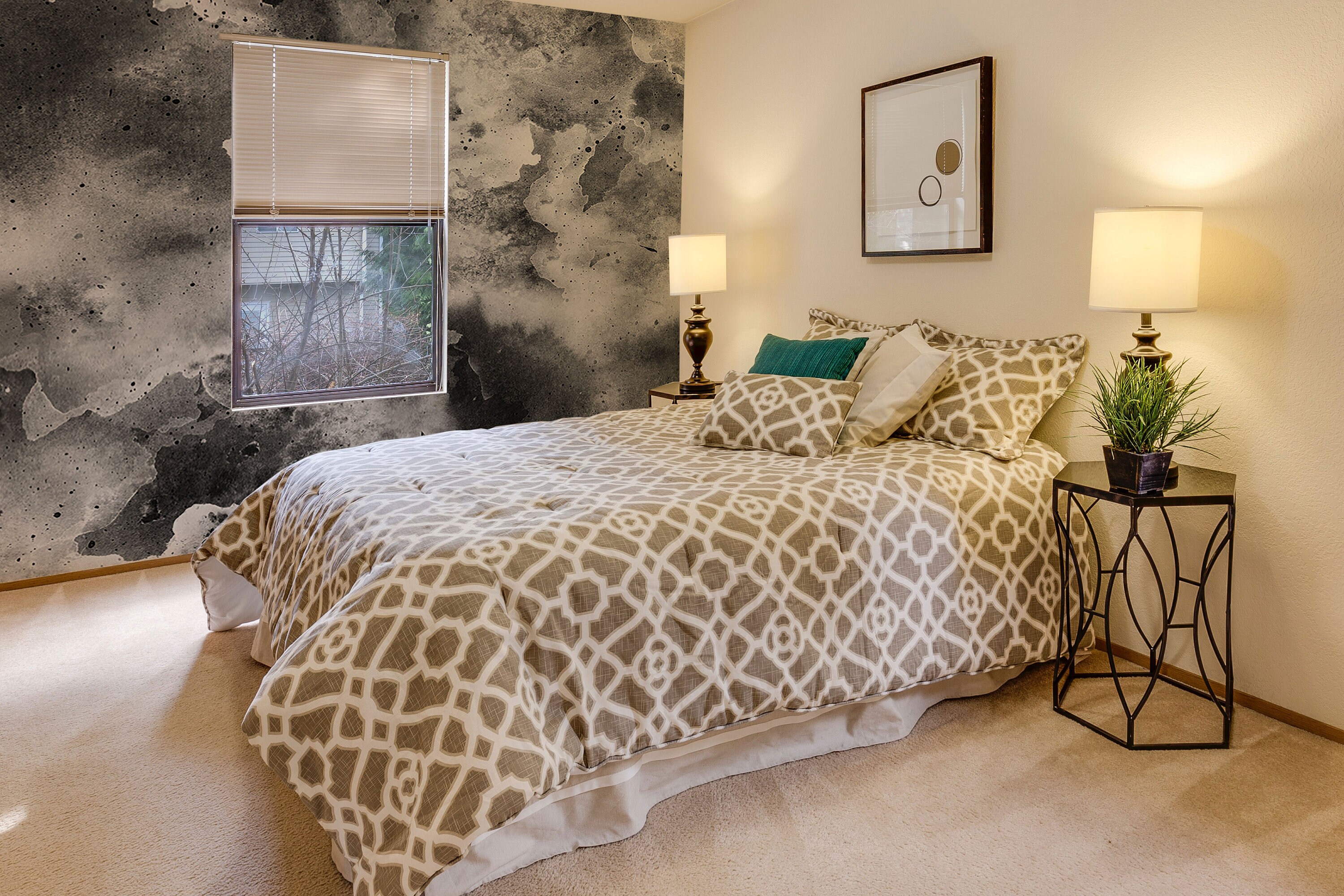 Watercolor Smoke Mural Wall Mural Wall Decor Self-adhesive Art ...