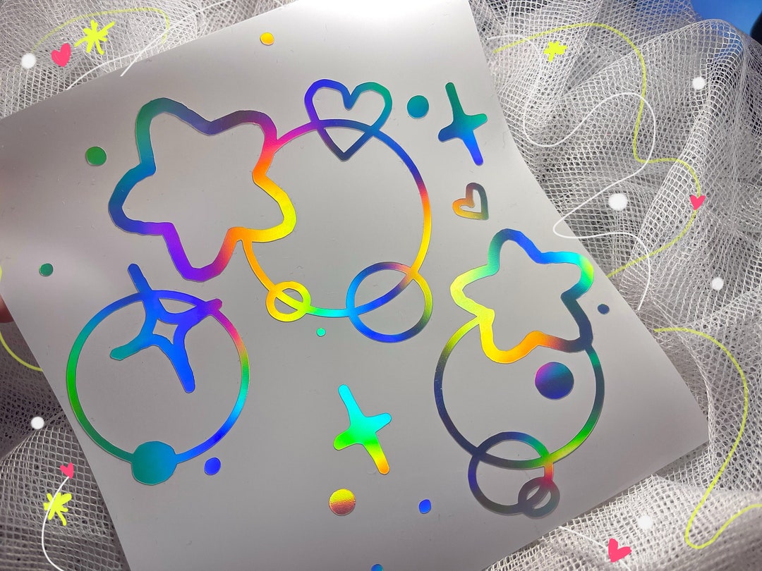 Sparkle Stars Y2K Sticker | Cute Vinyl Decal Sticker | Car Bumper ...