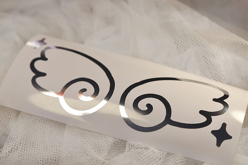 Angel Wings Kawaii | Vinyl Decal Sticker | Car Decal | Laptop Decal ...