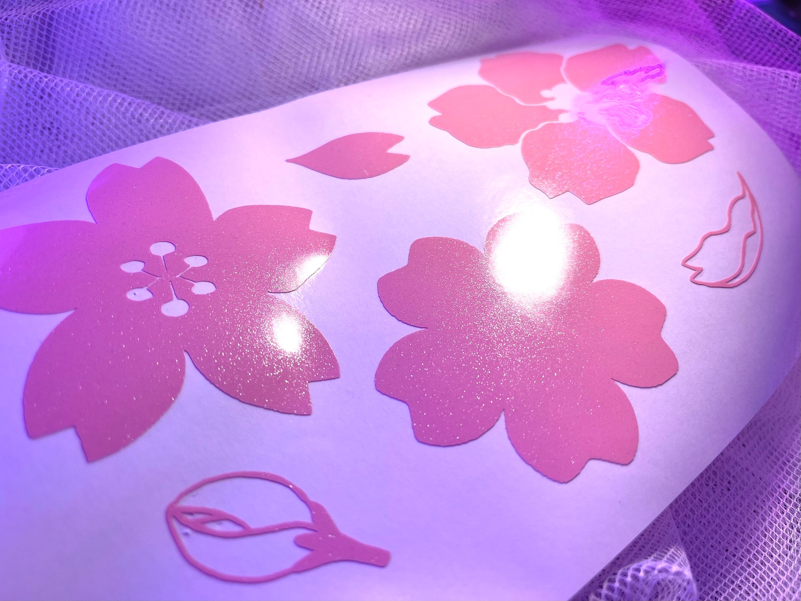 Sakura L Cherry Blossom Car Decal L Holographic L Cherry - Etsy