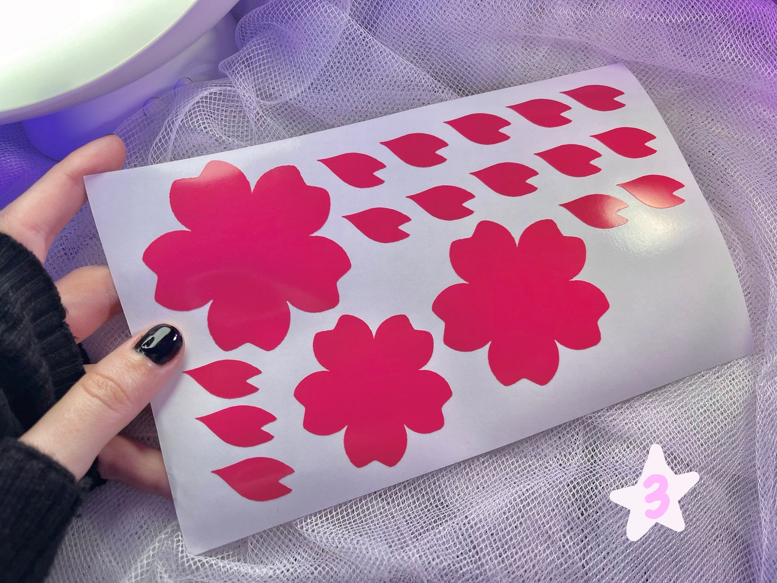 Sakura L Cherry Blossom Car Decal L Holographic L Cherry - Etsy