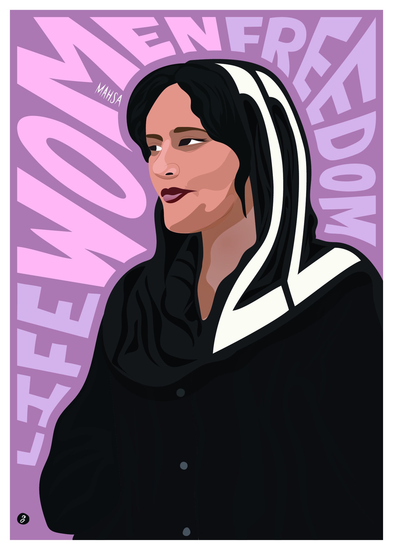Mahsa Amini Prints - Etsy