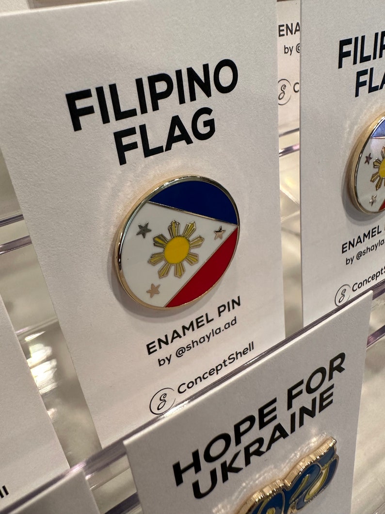 Filipino Pin - Etsy