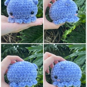 Handmade Crochet Velvet Cuttlefish Plushie Stuffed Animal *available in ...