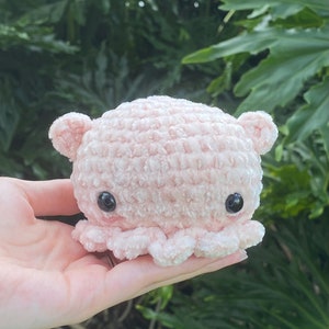 Handmade Crochet Velvet Cuttlefish Plushie Stuffed Animal *available in ...