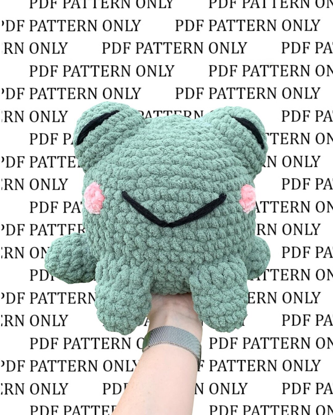 Jumbo Frog Crochet PATTERN - Etsy