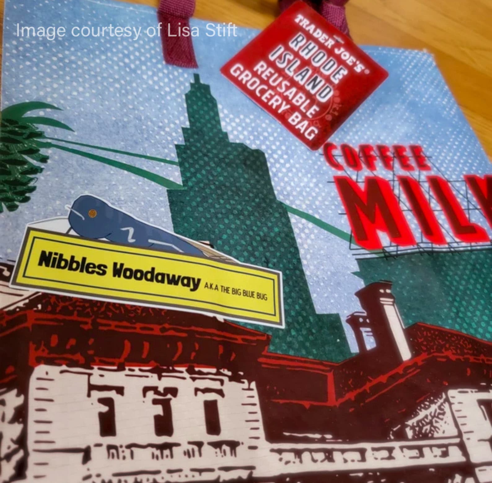 Big Blue Bug Sticker | Illustrated Insect Sticker | Rhode Island Bug ...