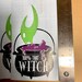 Halloween Window Decal Halloween Car Witch Vinyl Decal Fall Witch Car ...