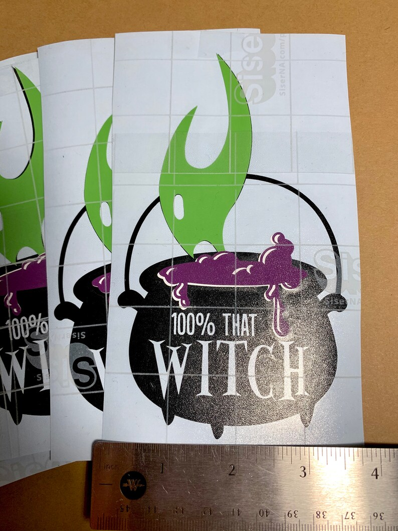 Halloween Window Decal | Halloween Car Witch Vinyl Decal | Fall Witch ...