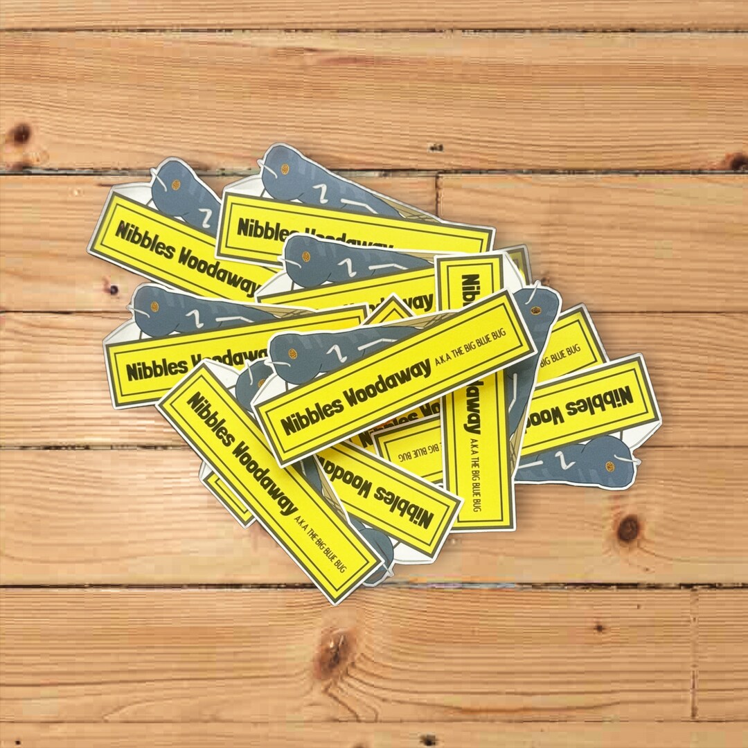 Big Blue Bug Sticker | Illustrated Insect Sticker | Rhode Island Bug ...