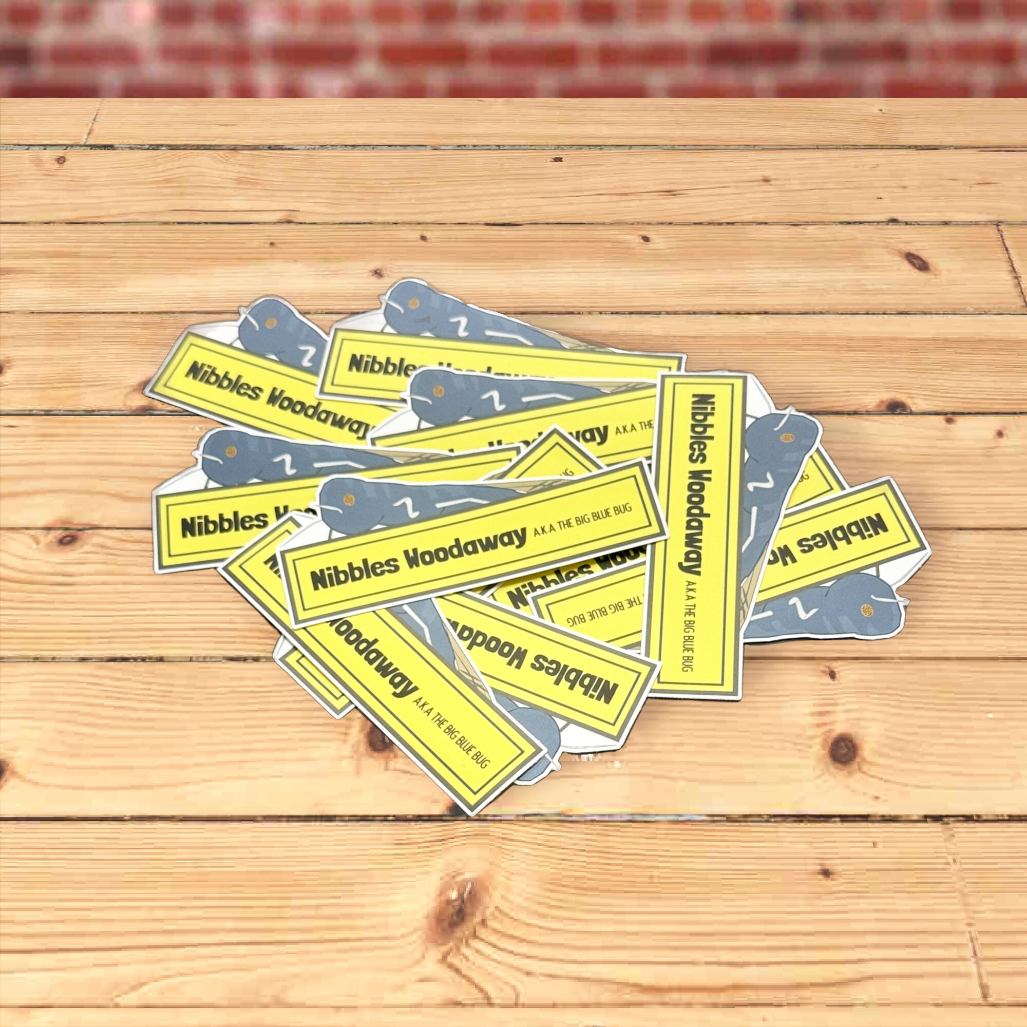 Big Blue Bug Sticker | Illustrated Insect Sticker | Rhode Island Bug ...