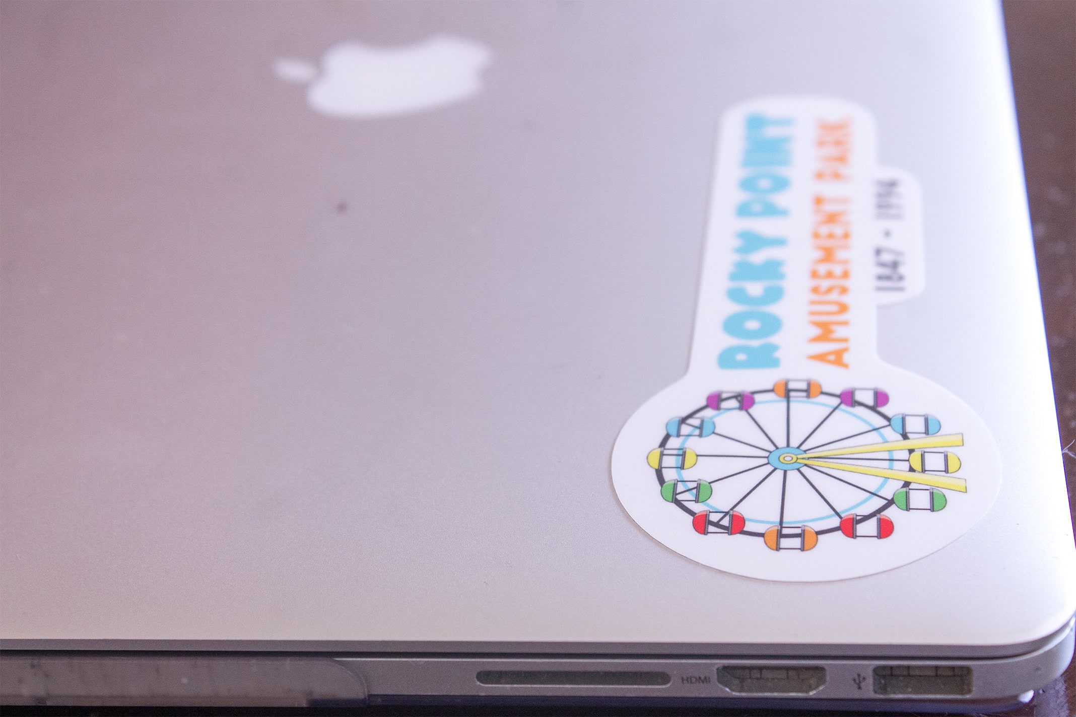 Ferris Wheel Amusement Park Ride Decal | Historical Rocky Point Park ...