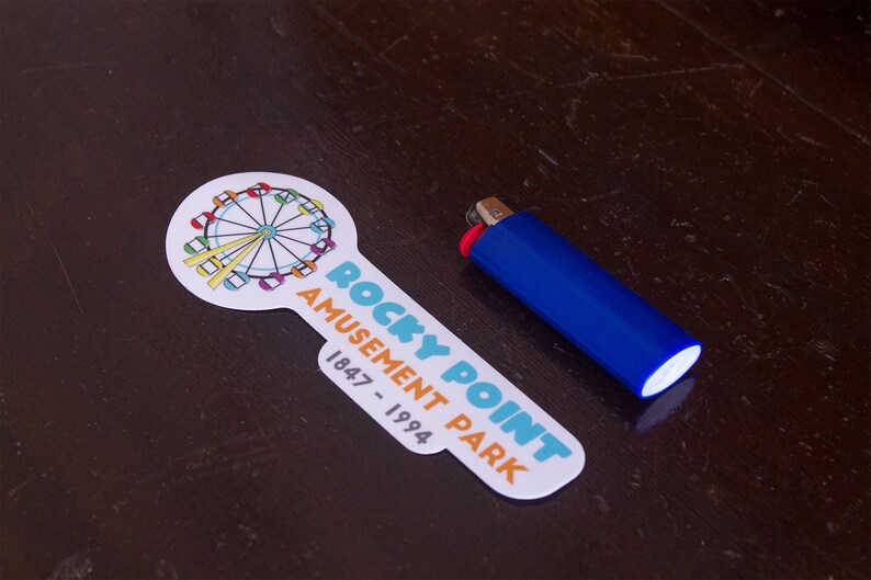 Ferris Wheel Amusement Park Ride Decal | Historical Rocky Point Park ...