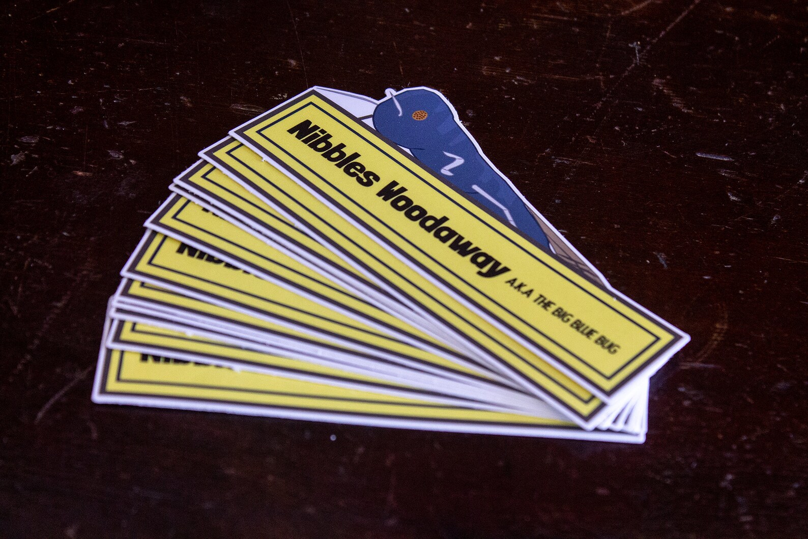 Big Blue Bug Sticker Illustrated Insect Sticker Rhode - Etsy