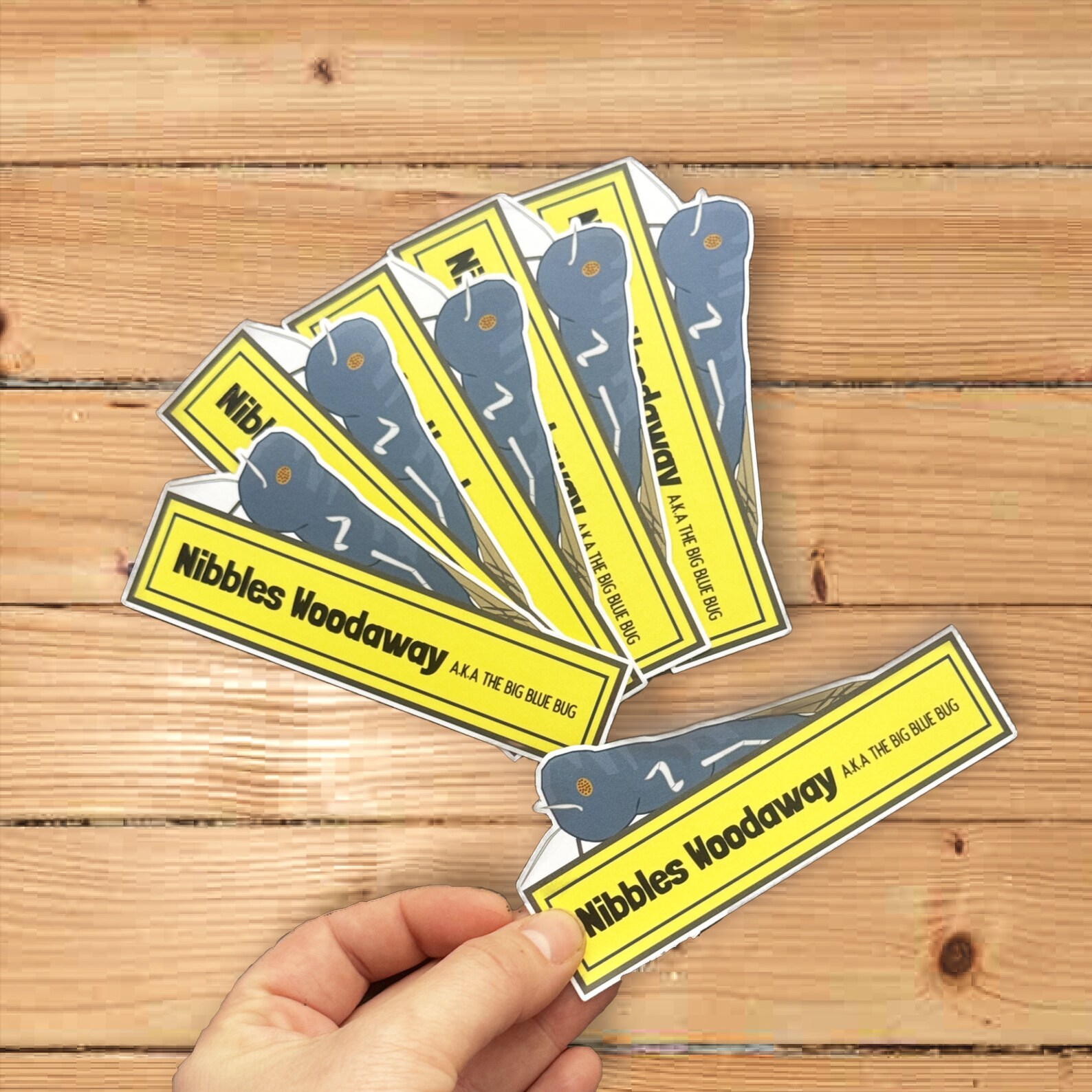 Big Blue Bug Sticker | Illustrated Insect Sticker | Rhode Island Bug ...